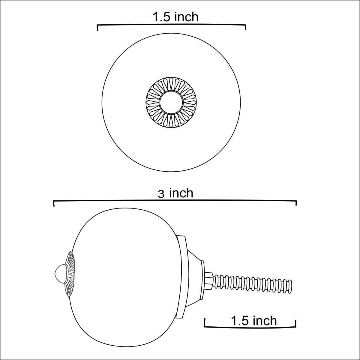 Red Flower On White Ceramic Knob & Pull Bundle – KNOBCO