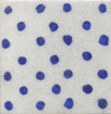 Blue Polka Dots with White Base Tile – KNOBCO
